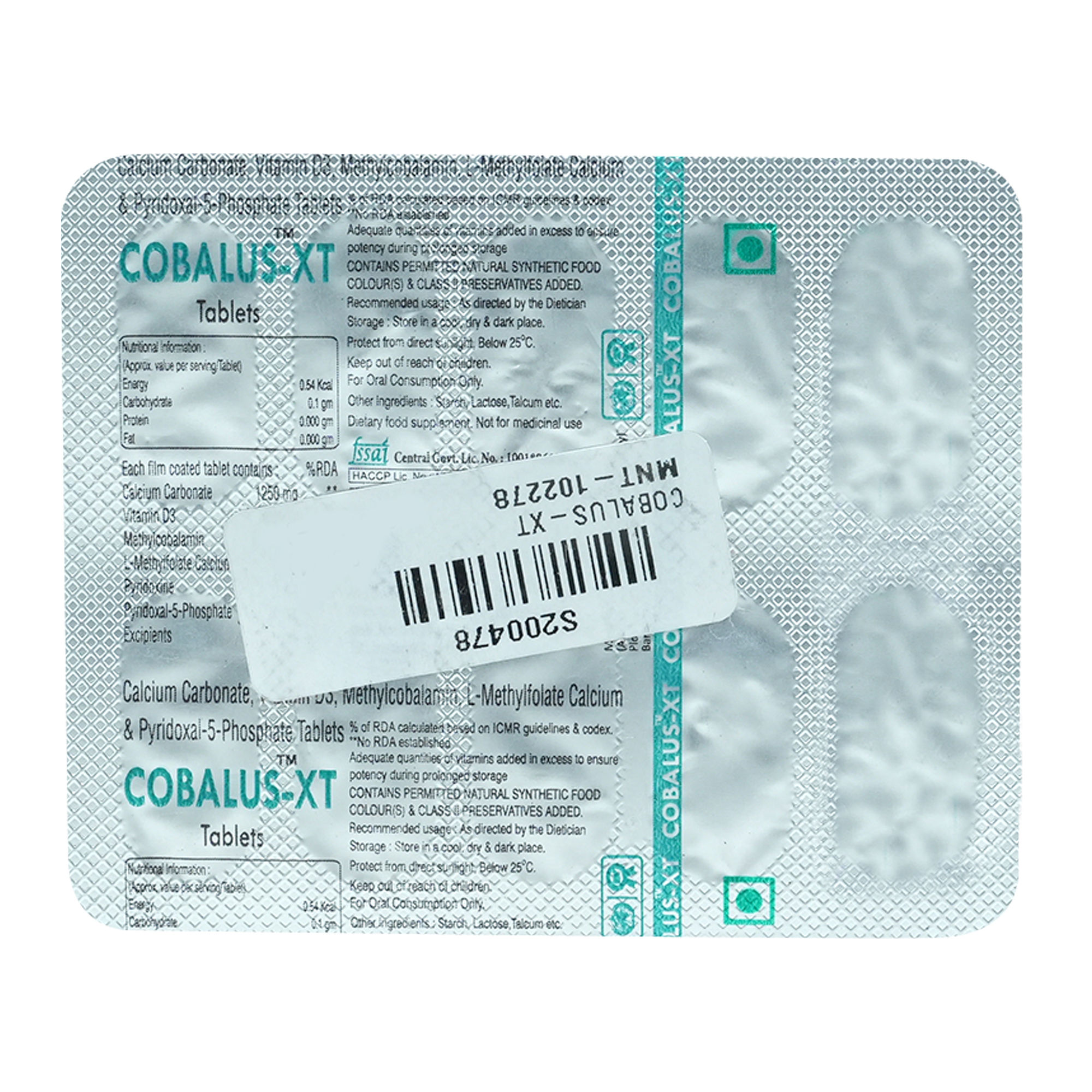 Cobalus-XT Tablet 10's Price, Uses, Side Effects, Composition - Apollo ...
