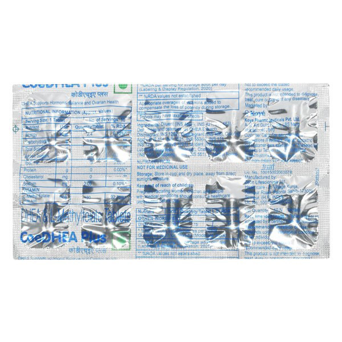 Coedhea Plus 75/2000/1 New Tablet 10's Price, Uses, Side Effects ...