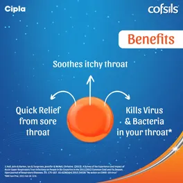 Buy Cofsils Orange Flavour, 10 Lozenges | 19 Minutes Delivery | Apollo ...