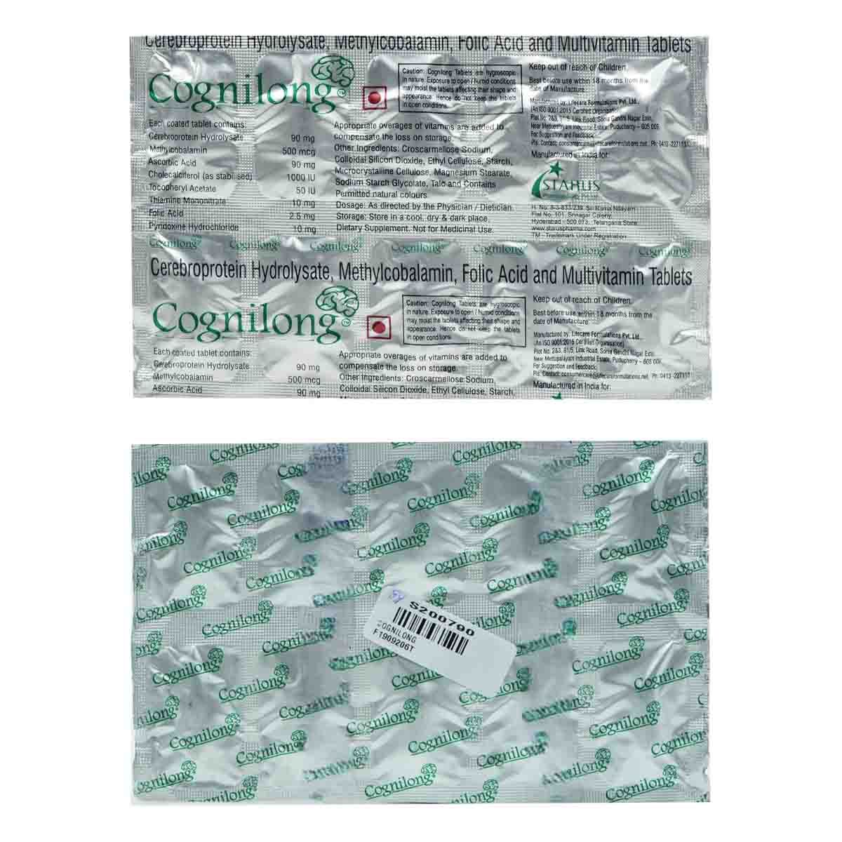 Cognilong Tablet | Uses, Side Effects, Price | Apollo Pharmacy