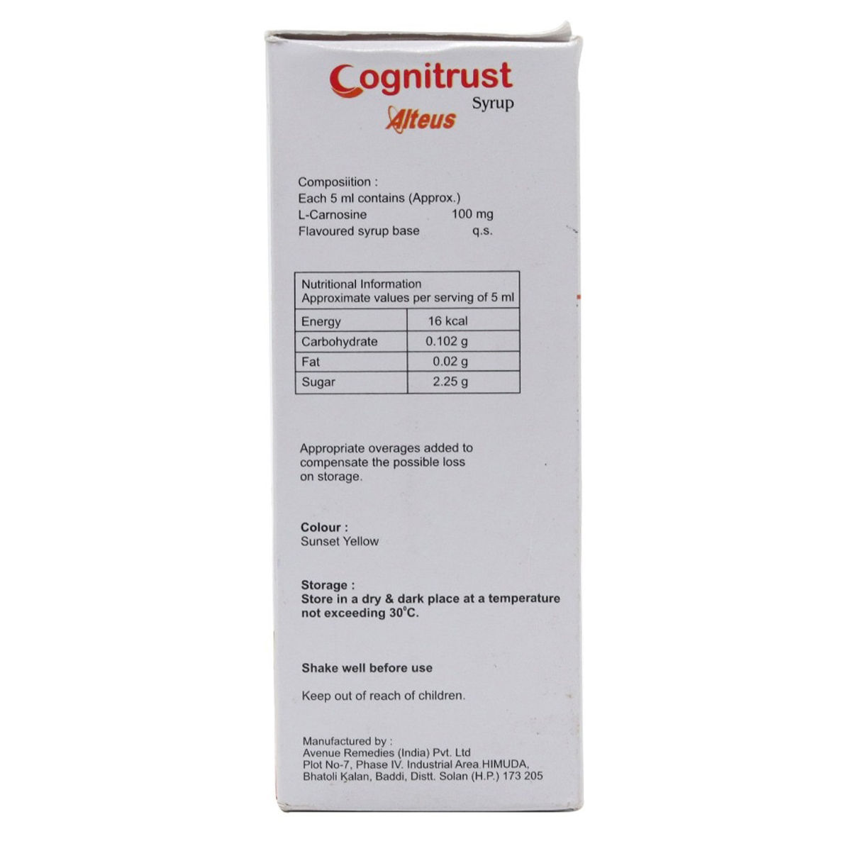 Cognitrust 100 Mango Flavour Syrup 200 ml Price, Uses, Side Effects ...