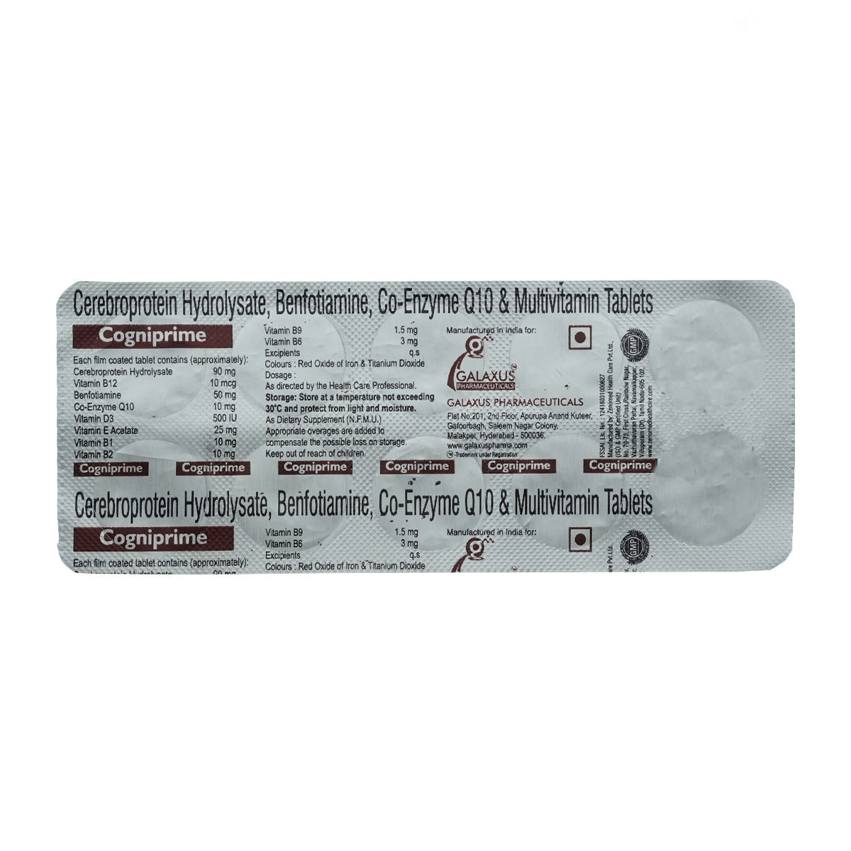 Cogniprime Tablet | Uses, Side Effects, Price | Apollo Pharmacy