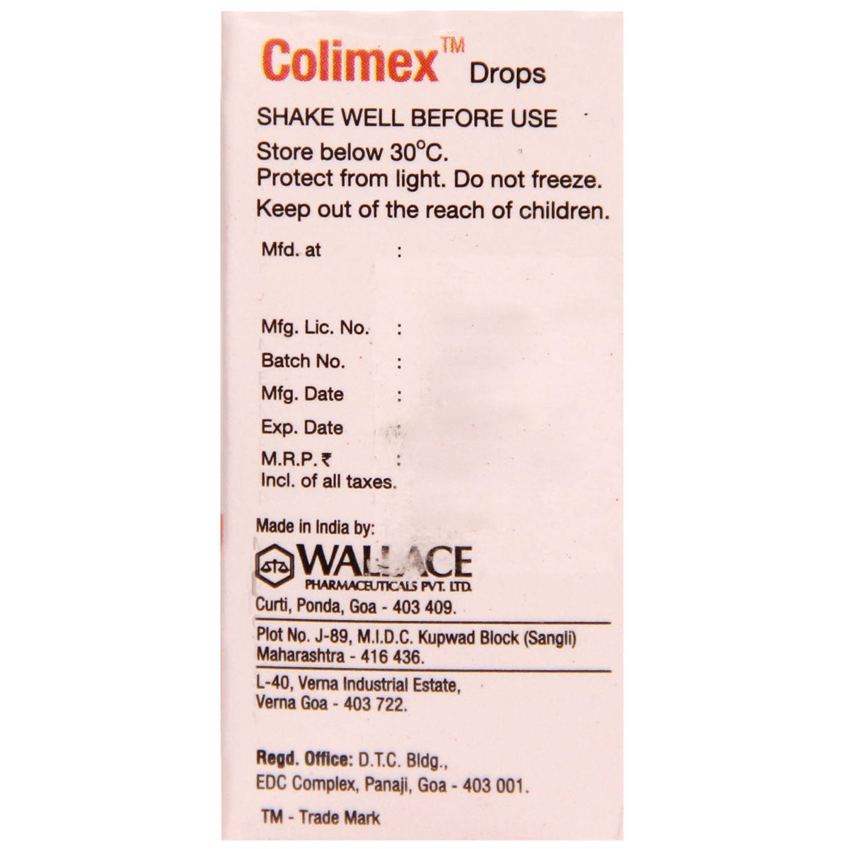 Colimex Drops | Uses, Side Effects, Price | Apollo Pharmacy