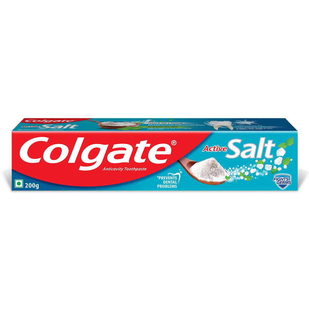 Buy Colgate Active Salt Anticavity Toothpaste, 200 gm | 19 Minutes ...
