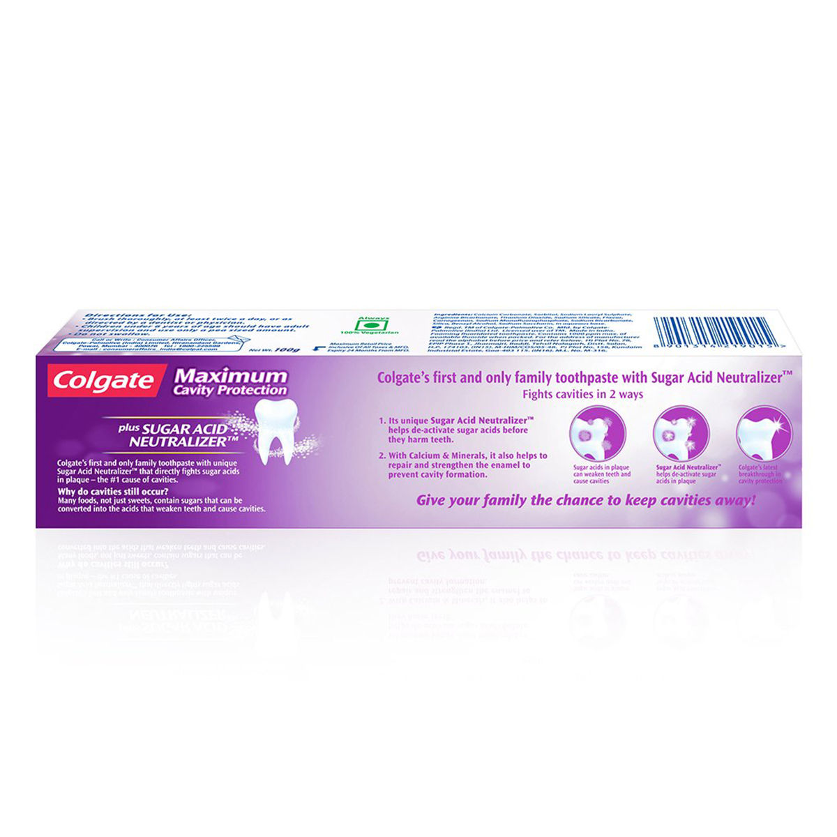 Colgate Maximum Cavity Protection Anticavity Toothpaste, 100 gm Price ...
