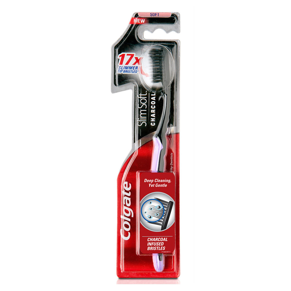 Buy Colgate Slim Soft Charcoal Toothbrush, 1 Count | 19 Minutes ...
