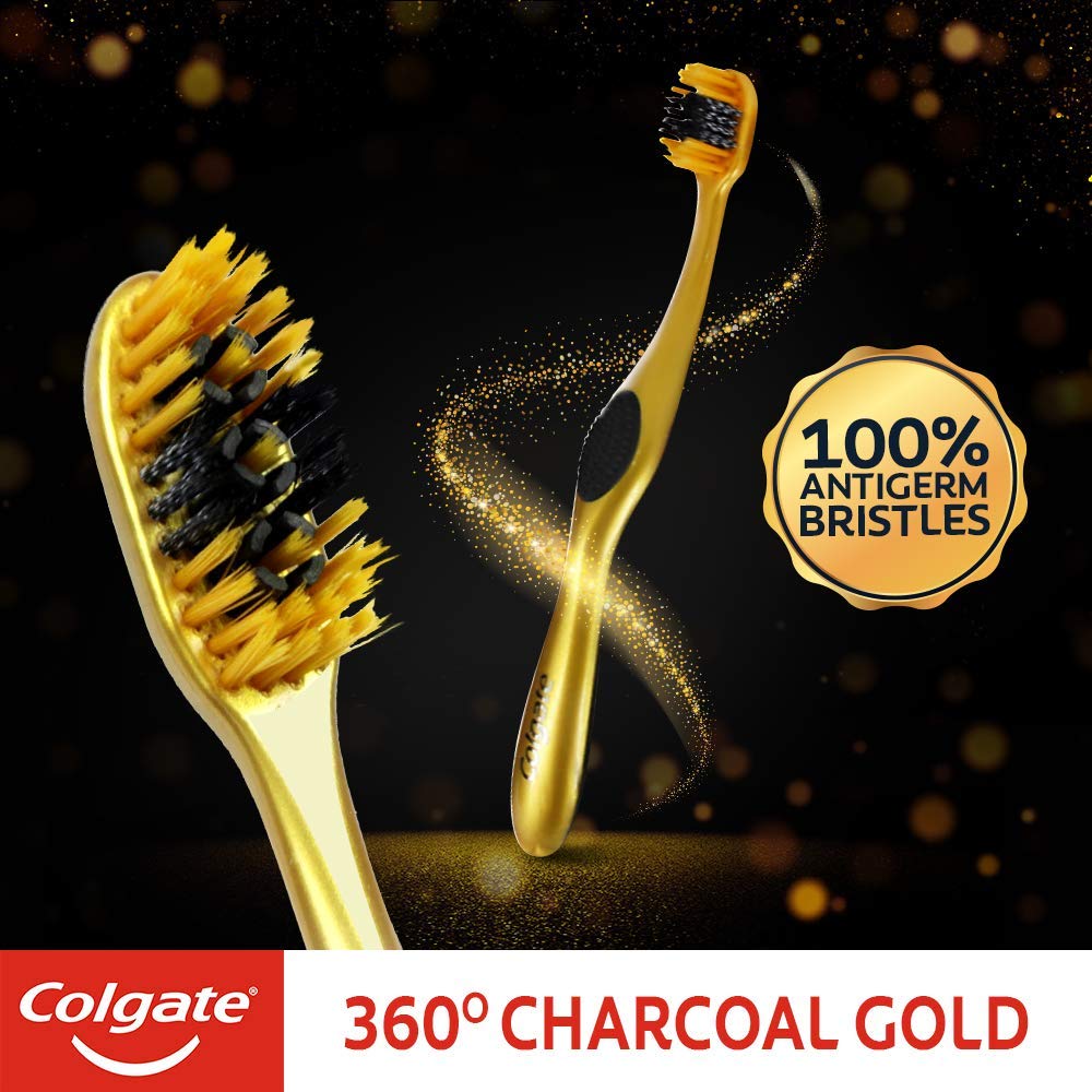 Buy Colgate 360 Gold Toothbrush | 19 Minutes Delivery | Apollo Pharmacy