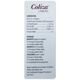 COLIZA DROPS | Uses, Side Effects, Price | Apollo Pharmacy