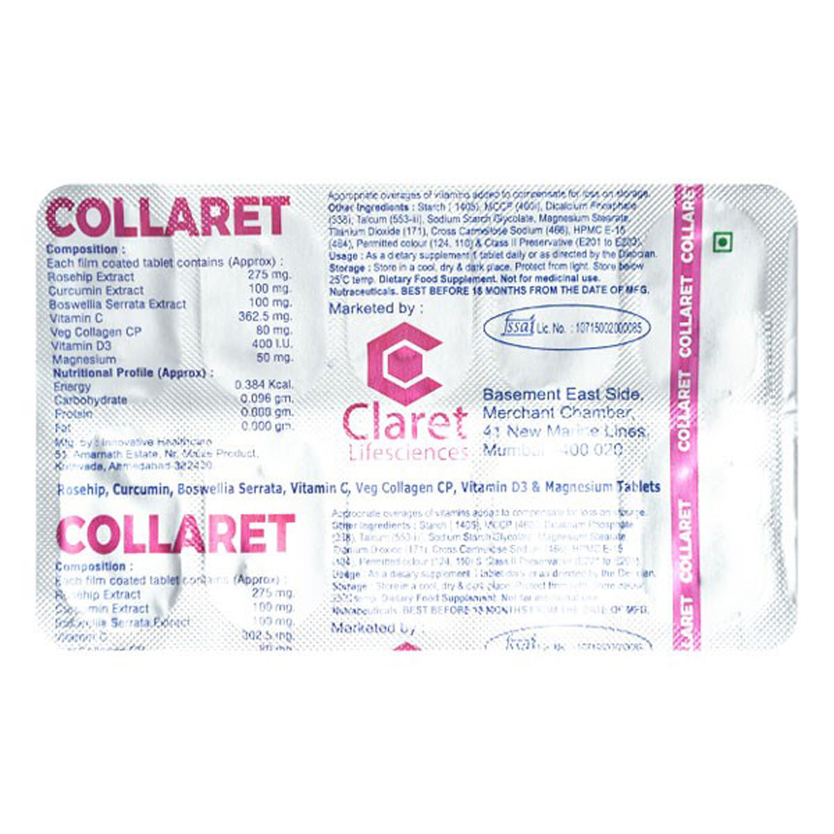 Collaret Tablet | Uses, Side Effects, Price | Apollo Pharmacy
