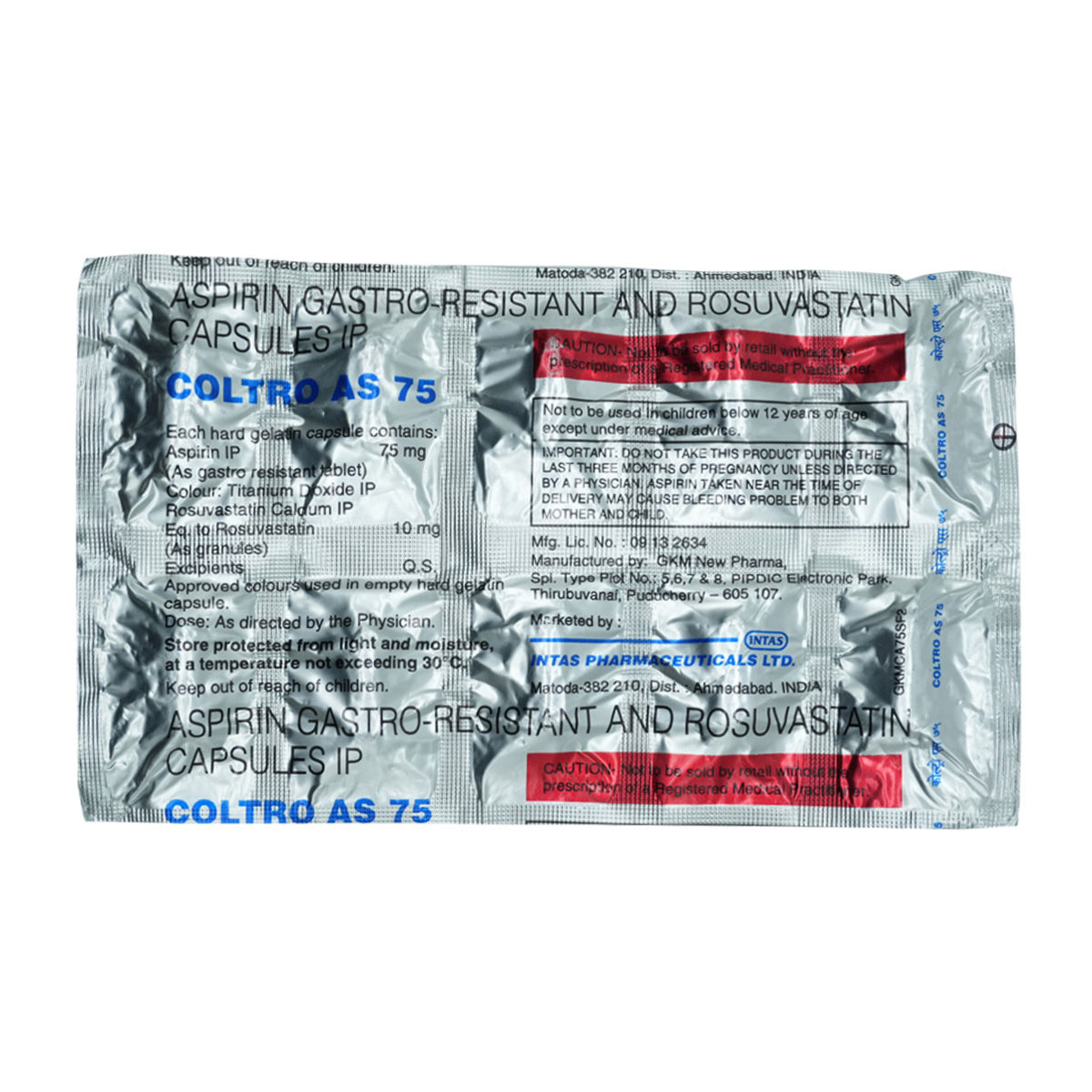 COLTRO AS 75MG CAPSULES | Uses, Side Effects, Price | Apollo Pharmacy