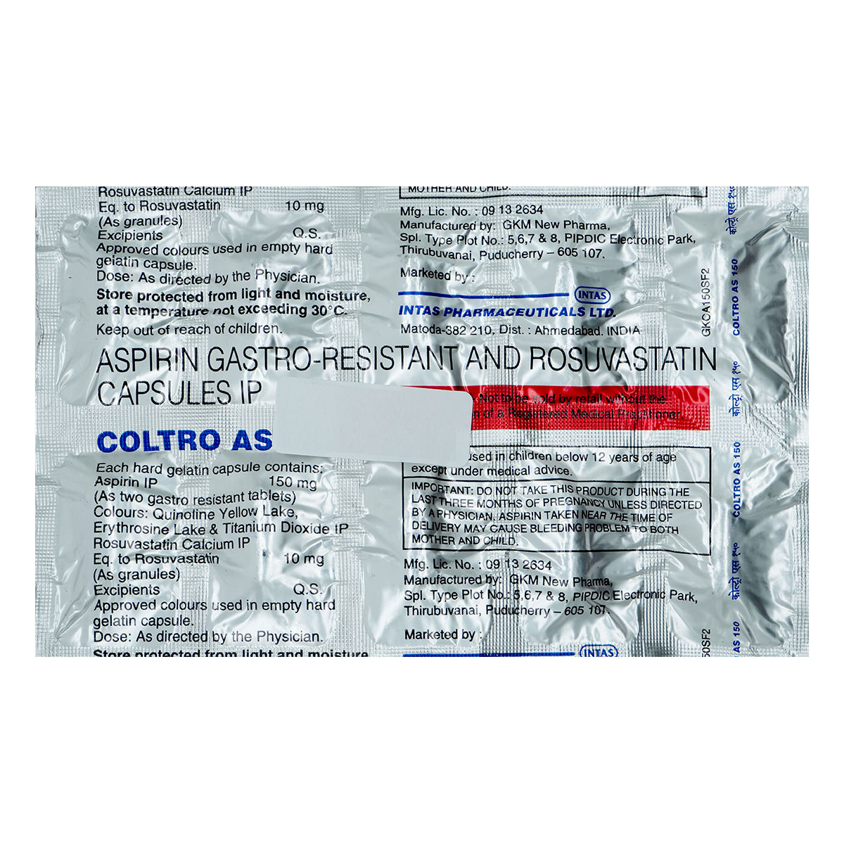 Coltro AS 150 Tablet | Uses, Side Effects, Price | Apollo Pharmacy