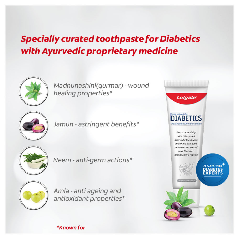 Colgate Toothpaste for Diabetics, 70 gm Price, Uses, Side Effects ...