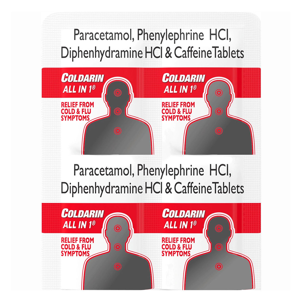 Coldarin All In 1, 10 Tablets | Uses, Side Effects, Price | Apollo Pharmacy