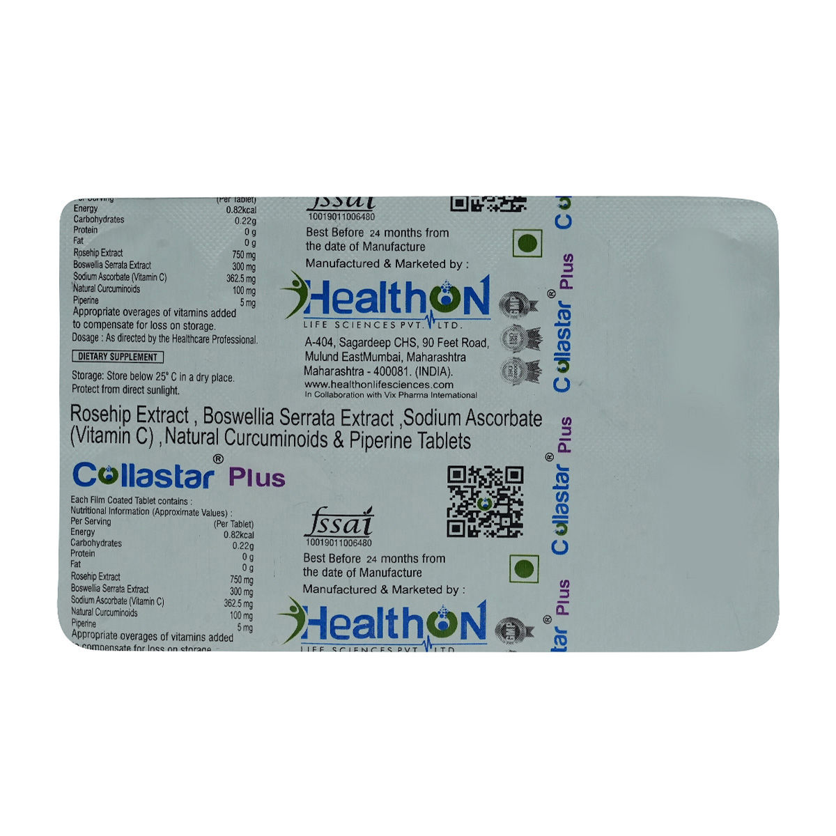 Collastar Plus Tablet 10's Price, Uses, Side Effects, Composition ...