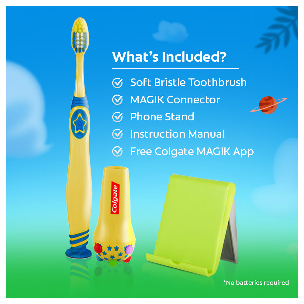 Colgate Kids Magik Toothbrush 5+ Years, 1 Count Price, Uses, Side ...