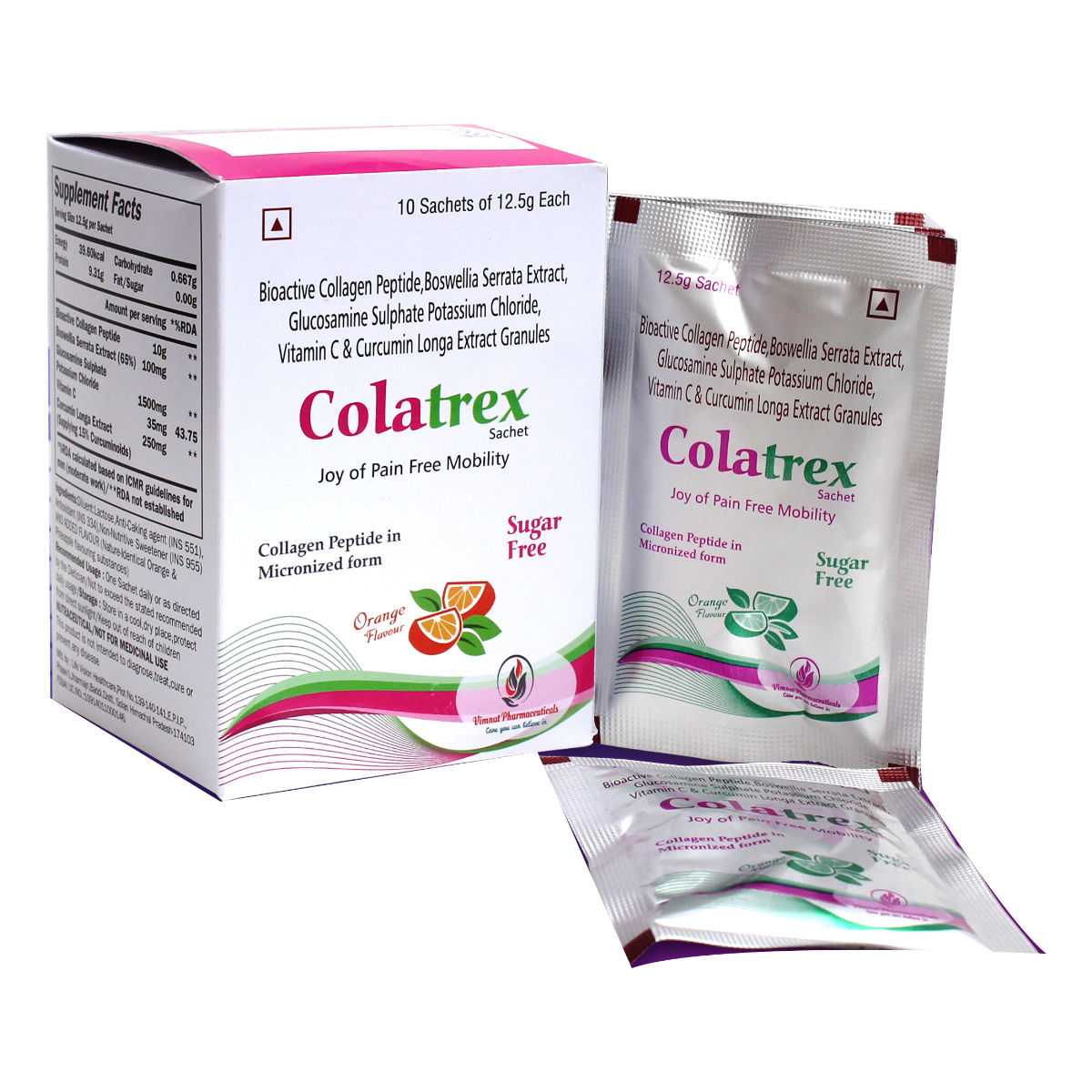 Colatrex Sugar Free Orange Flavour Sachet 12.5 gm | Uses, Side Effects ...