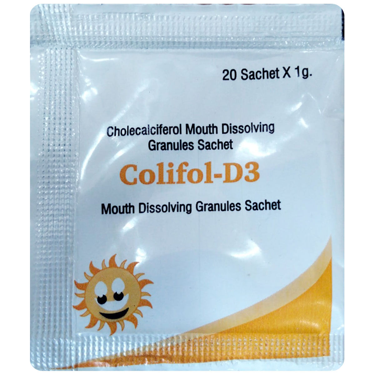 Colifol-D3 Mouth Dissolving Granules Sachet 1 gm | Uses, Side Effects ...