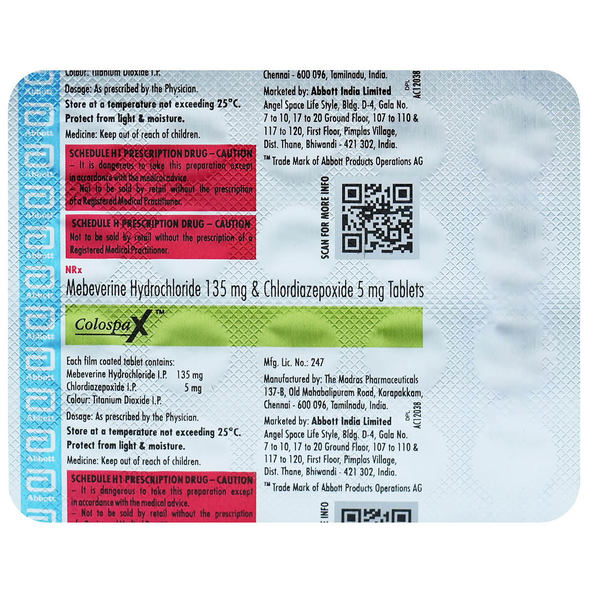 Colospa X Tablet 20's | Uses, Side Effects, Price | Apollo Pharmacy