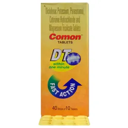 Comon Dt Tab | Uses, Side Effects, Price | Apollo Pharmacy