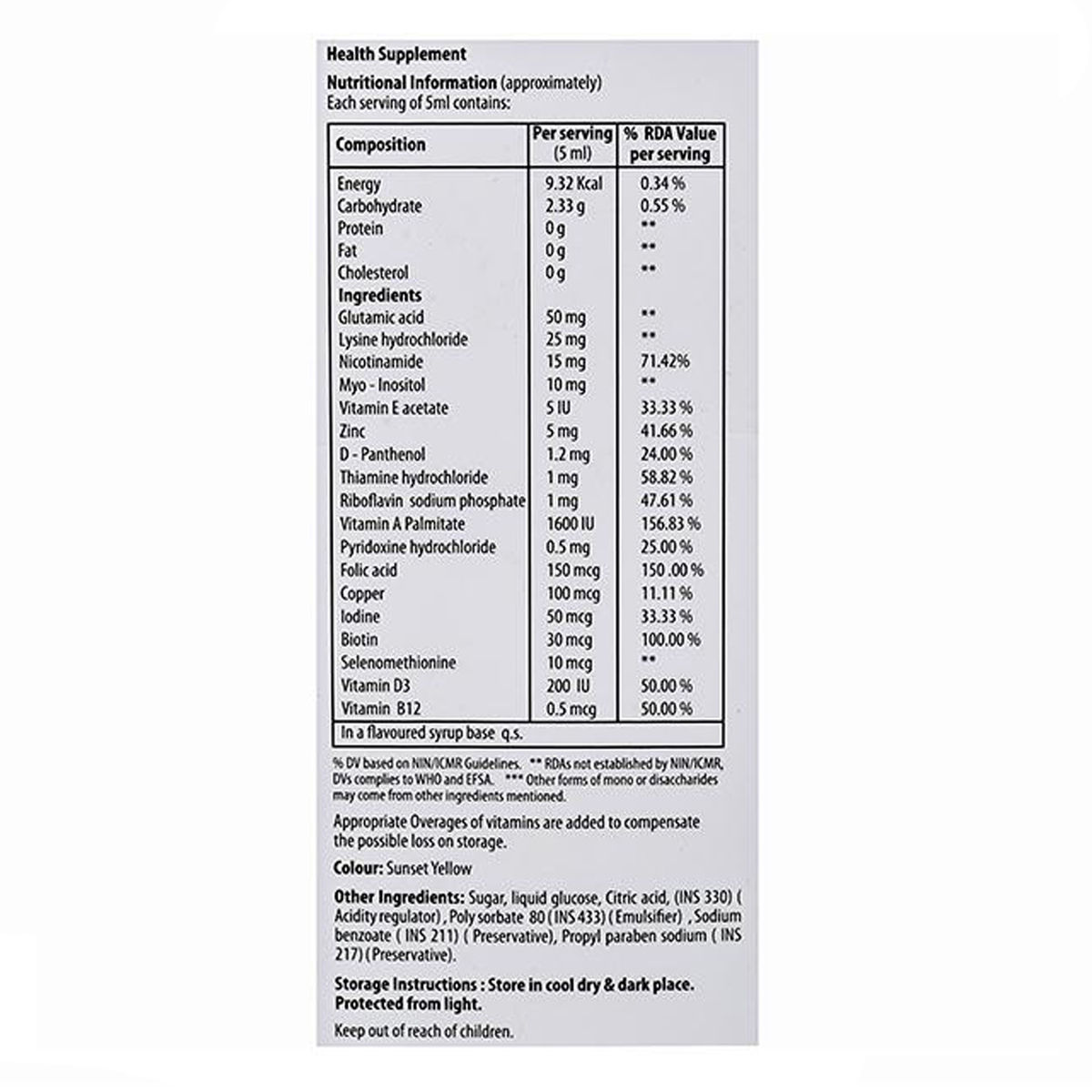 Complete-TD New Syrup 200 ml Price, Uses, Side Effects, Composition ...