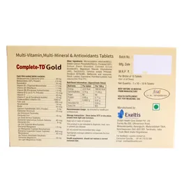 Complete TD Gold Tablet | Uses, Side Effects, Price | Apollo Pharmacy