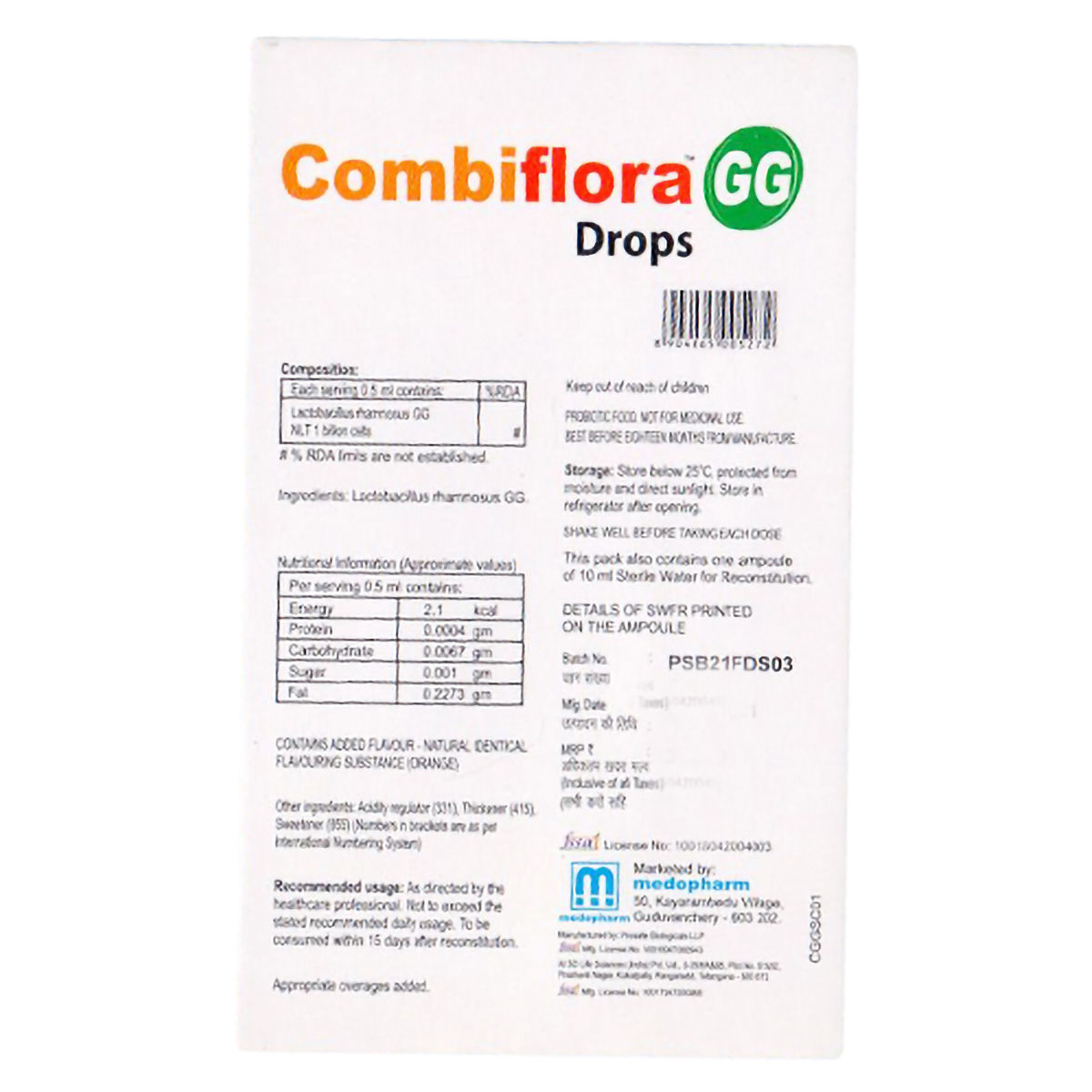 Combiflora Gg Drops 15Ml Price, Uses, Side Effects, Composition ...
