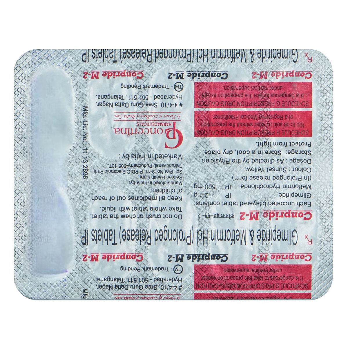Conpride M-2 Tablet 10's Price, Uses, Side Effects, Composition ...
