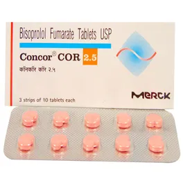Concor COR 2.5 Tablet | Uses, Side Effects, Price | Apollo Pharmacy