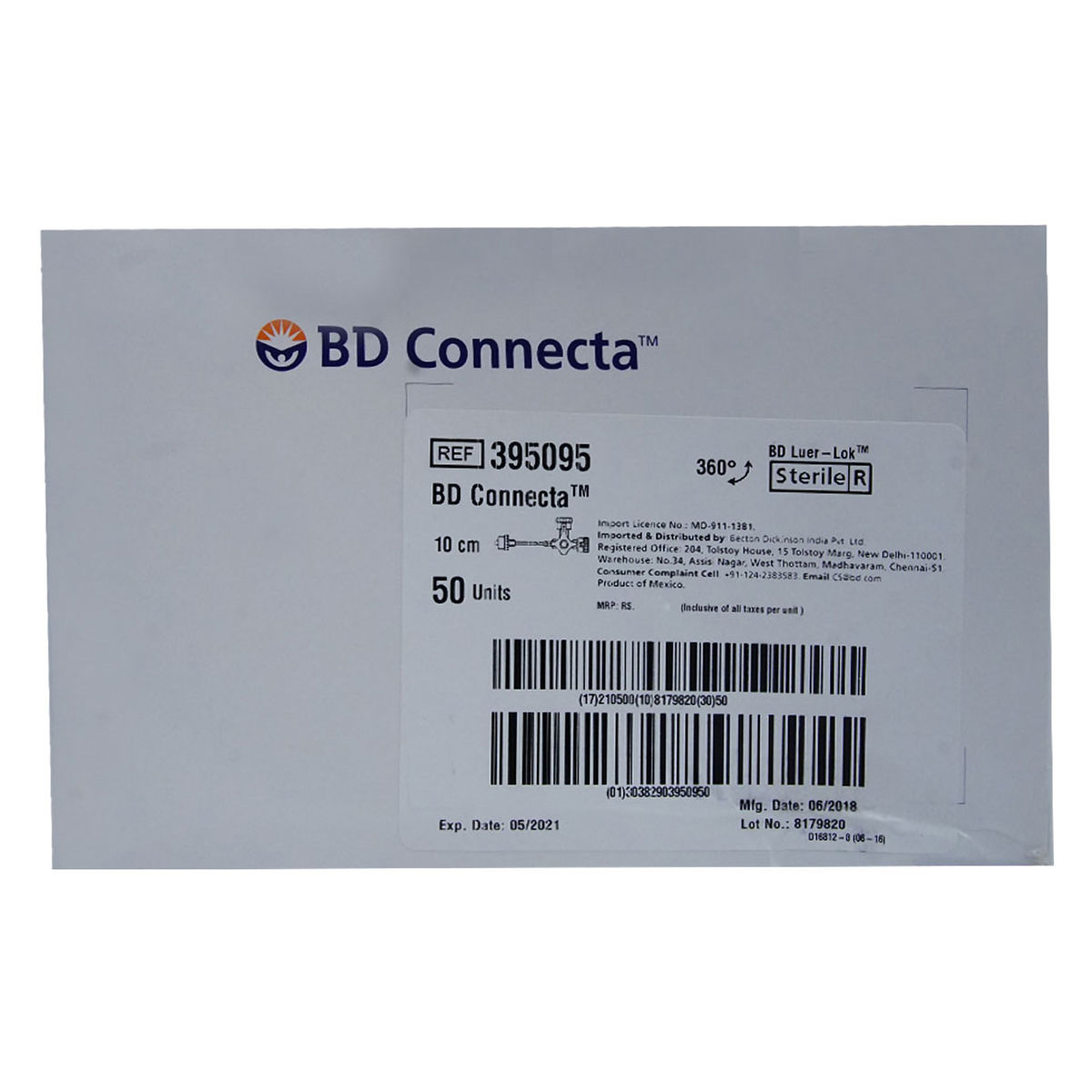 B.D Connecta 10 cm, 1 Count Price, Uses, Side Effects, Composition ...