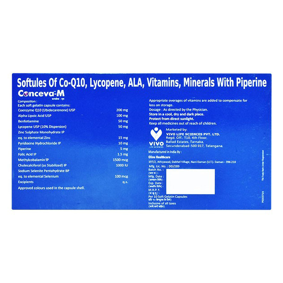 Conceva M Tablet 10's Price, Uses, Side Effects, Composition - Apollo ...