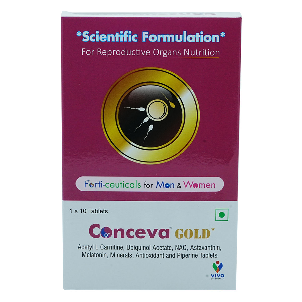 Conceva Gold Tablet 10's Price, Uses, Side Effects, Composition ...