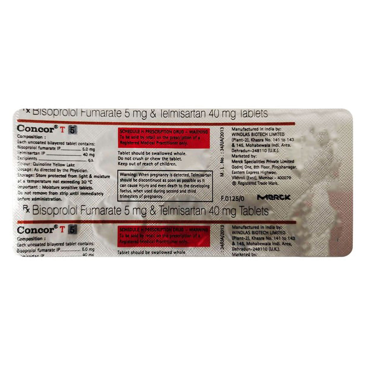 Concor T 5 Tablet | Uses, Side Effects, Price | Apollo Pharmacy