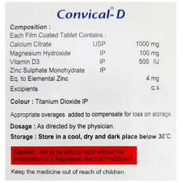 Convical-D Tablet | Uses, Side Effects, Price | Apollo Pharmacy