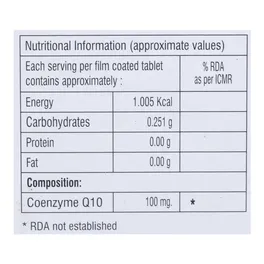 Coqueen 100 mg Tablet | Uses, Side Effects, Price | Apollo Pharmacy