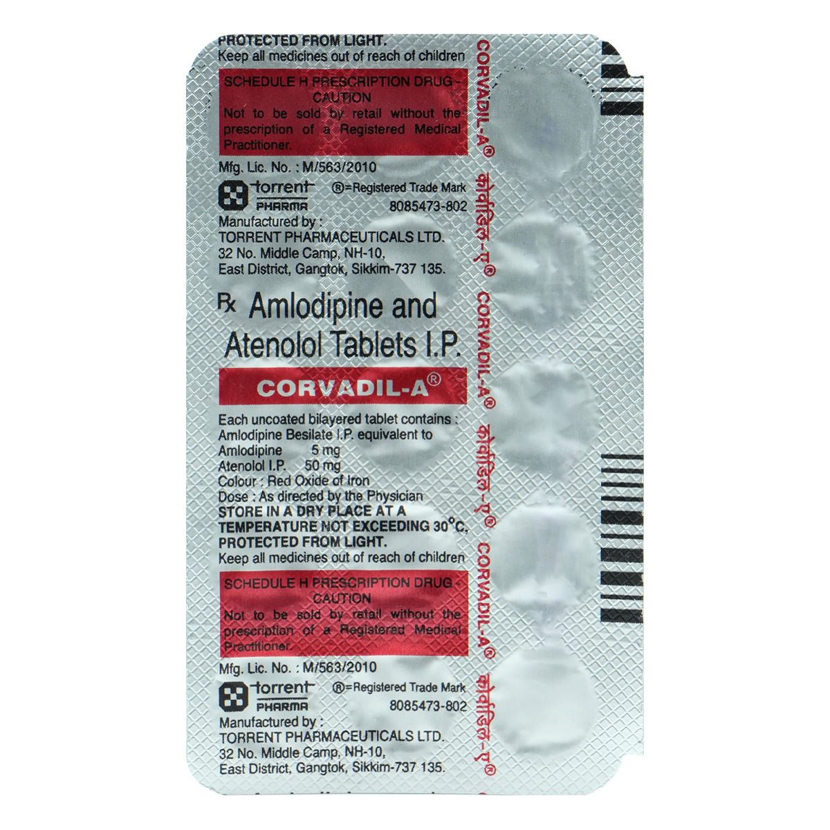 Corvadil A Tablet 15's Price, Uses, Side Effects, Composition - Apollo ...