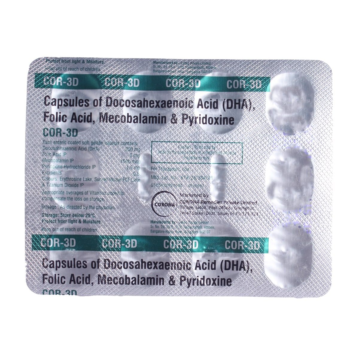 Cor-3D Capsule | Uses, Side Effects, Price | Apollo Pharmacy