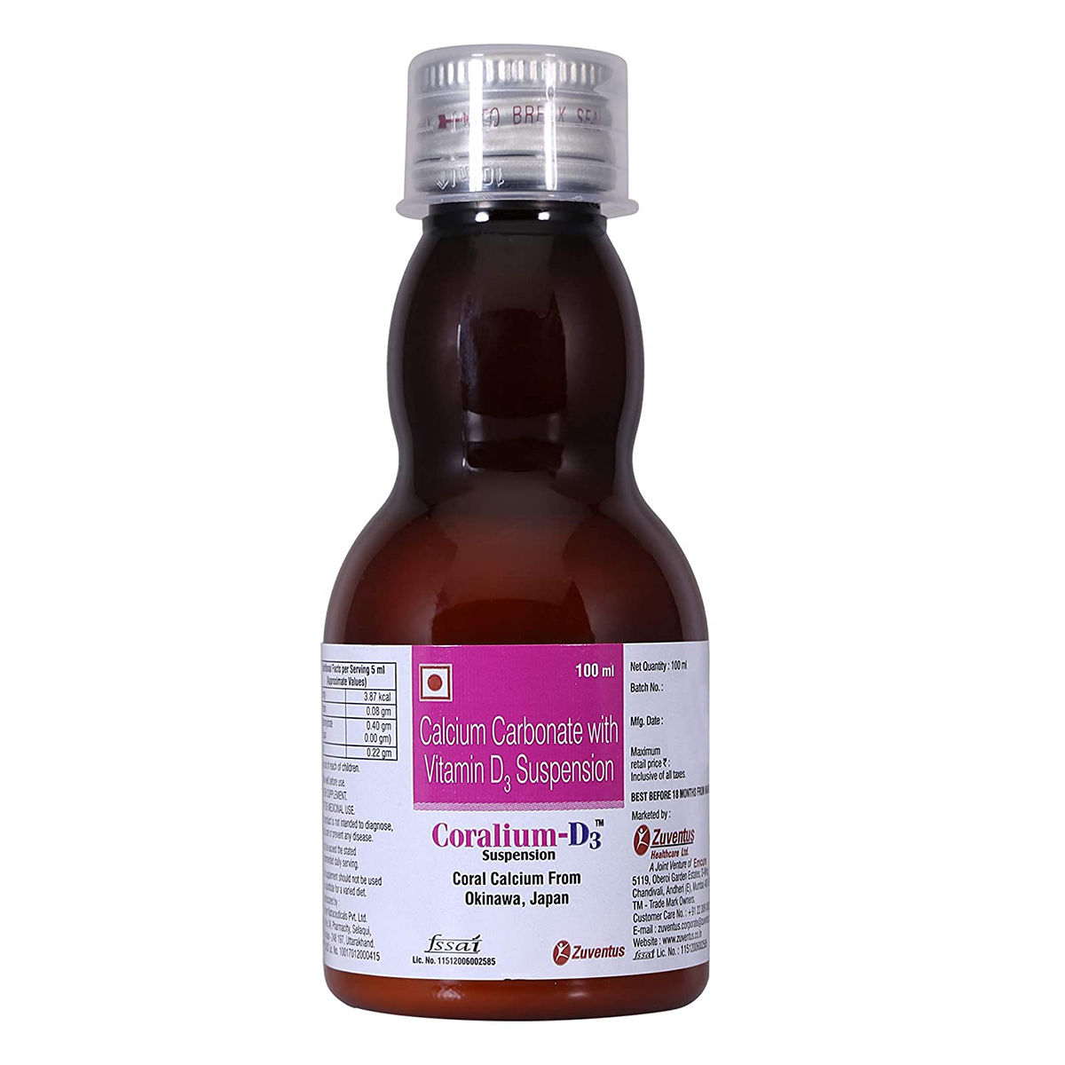 Coralium-D3 Syrup | Uses, Side Effects, Price | Apollo Pharmacy