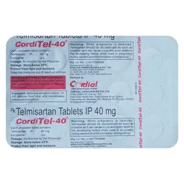 Corditel 40 mg Tablet | Uses, Side Effects, Price | Apollo Pharmacy