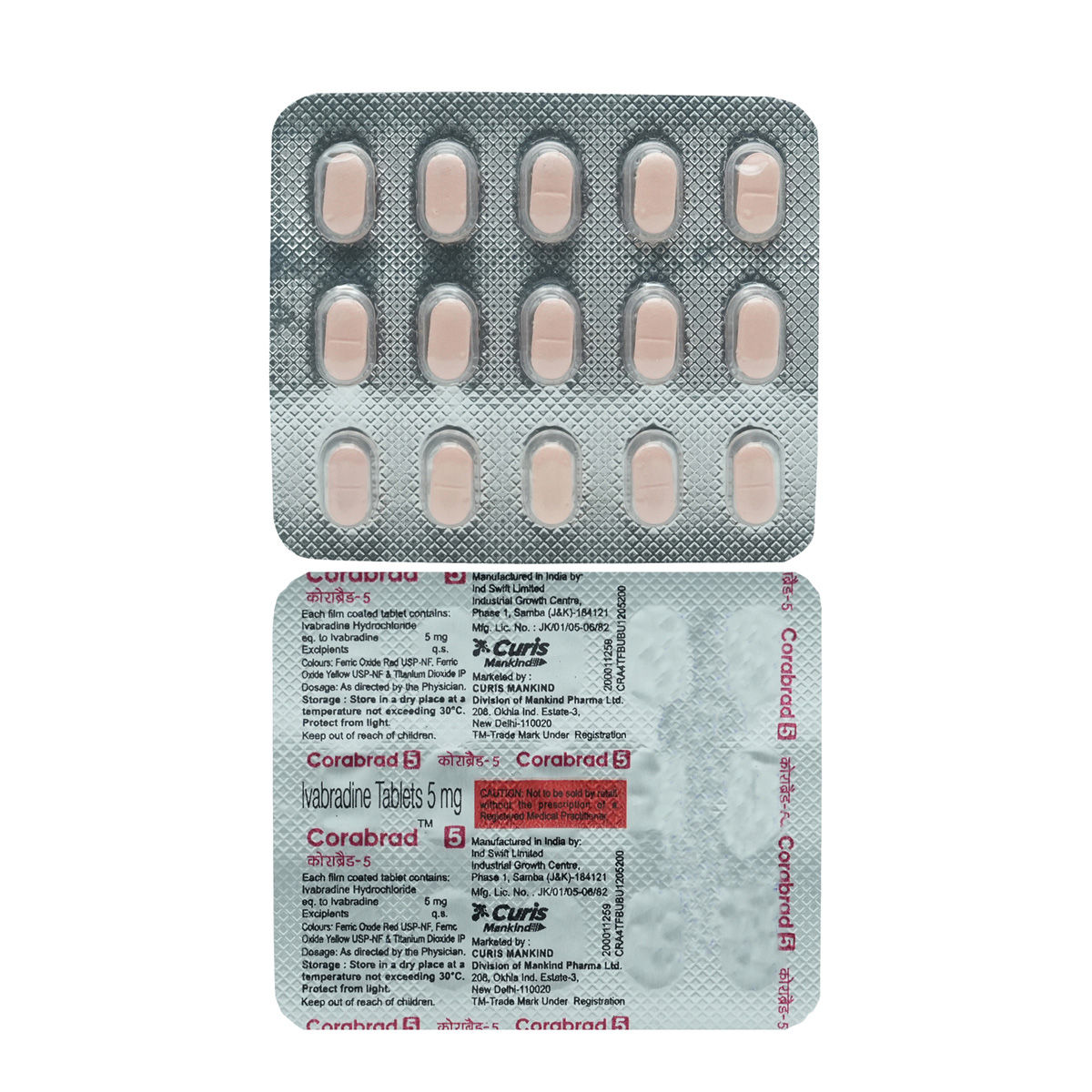 Corabrad 5 mg Tablet 15's Price, Uses, Side Effects, Composition ...