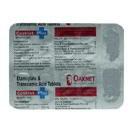 Cosklot Plus Tablet | Uses, Side Effects, Price | Apollo Pharmacy