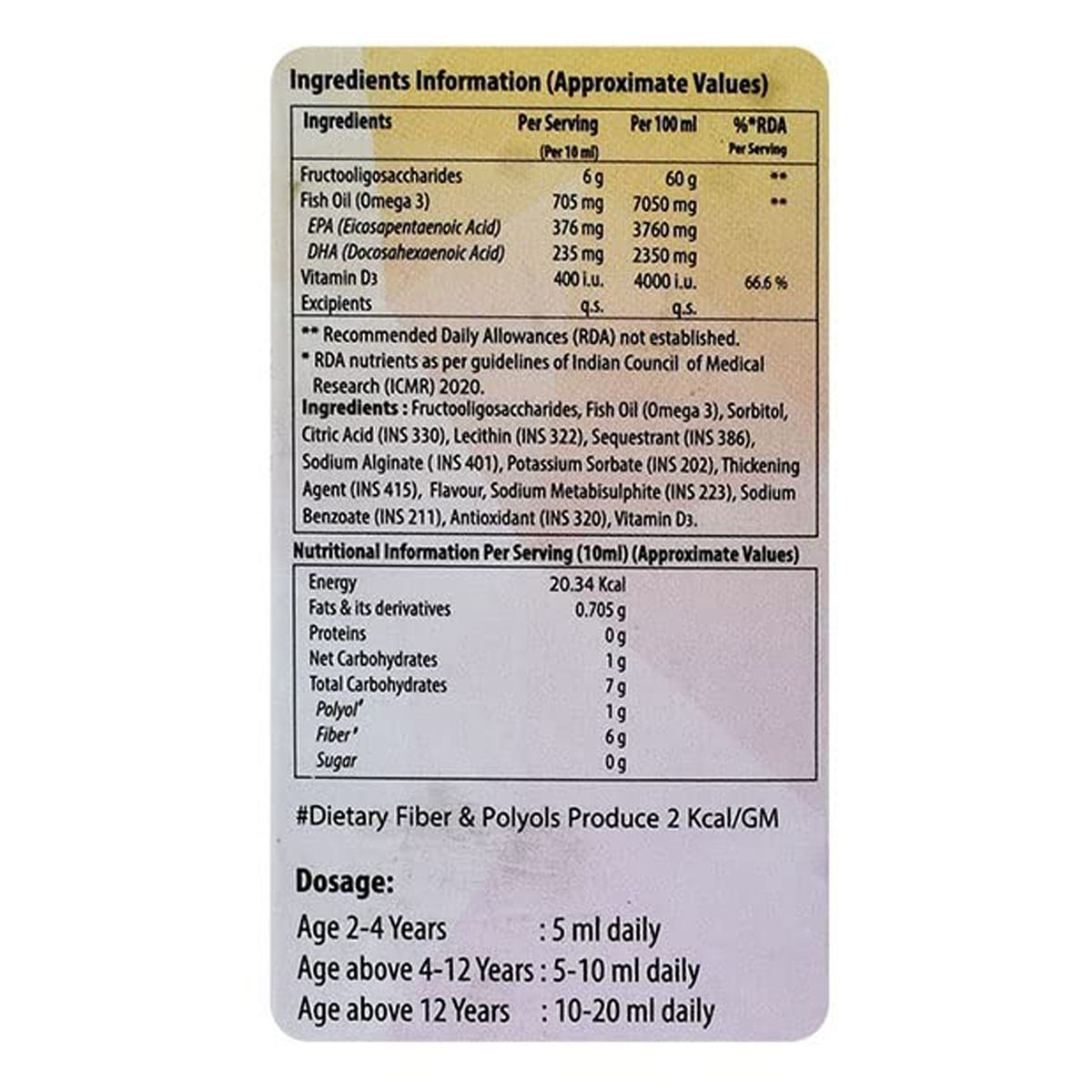 Cos 3 Sugar Free Mango Syrup | Uses, Side Effects, Price | Apollo Pharmacy