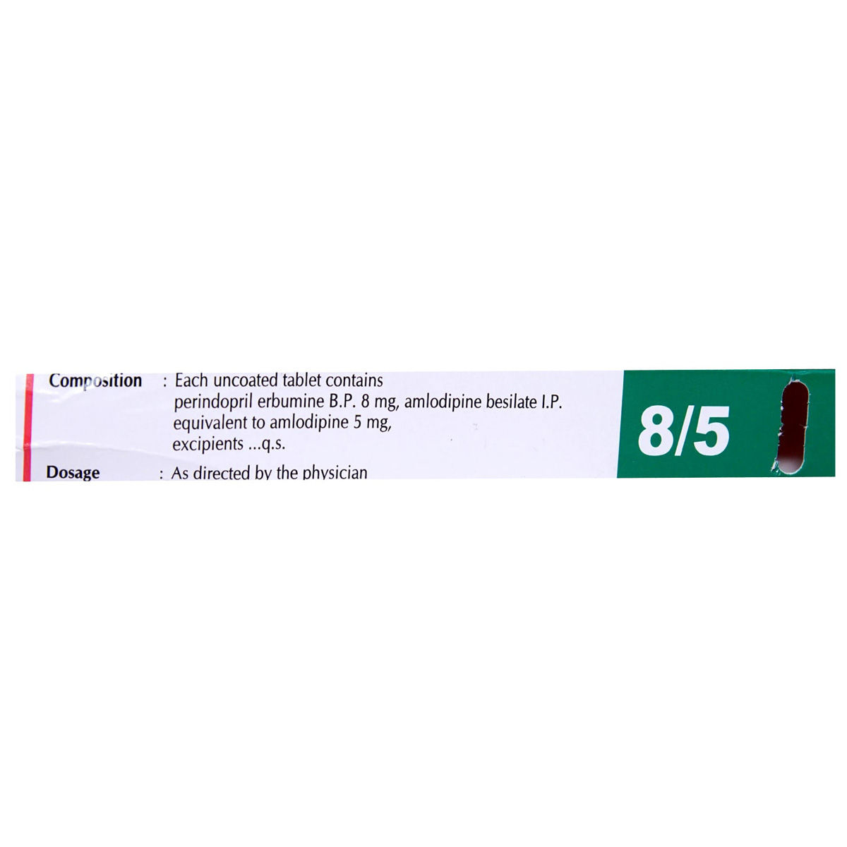 Coversyl-AM 8/5 Tablet 10's Price, Uses, Side Effects, Composition - Apollo Pharmacy