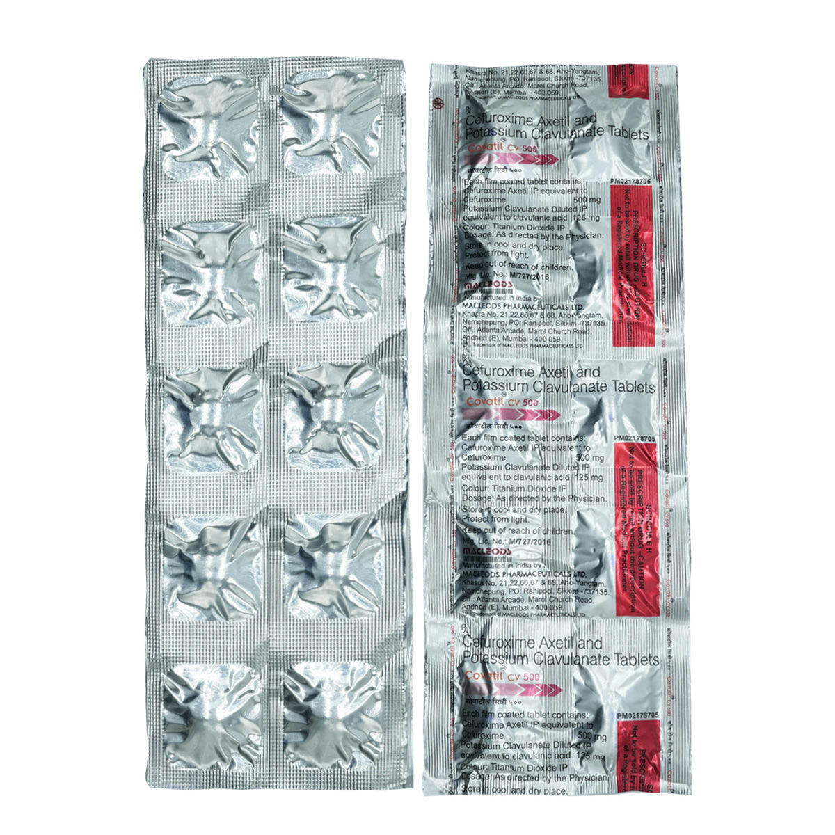 Covatil CV 500 Tablet 10's Price, Uses, Side Effects, Composition ...
