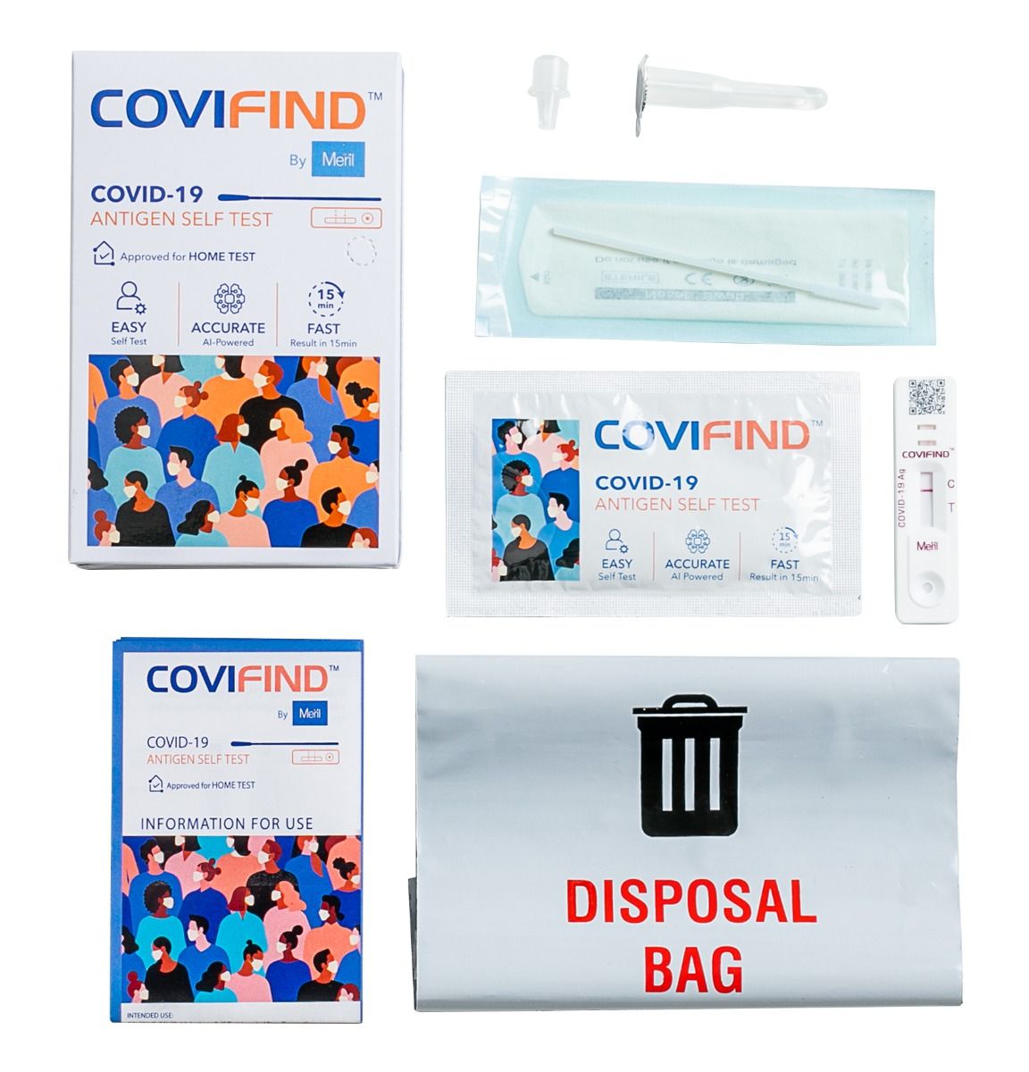 COVIFIND Covid-19 Antigen Self Test Kit, 1 Count Price, Uses, Side ...