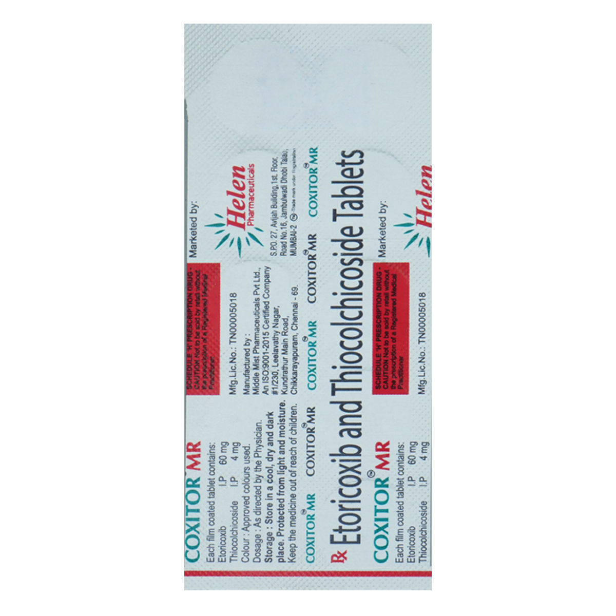 Coxitor MR Tablet | Uses, Side Effects, Price | Apollo Pharmacy