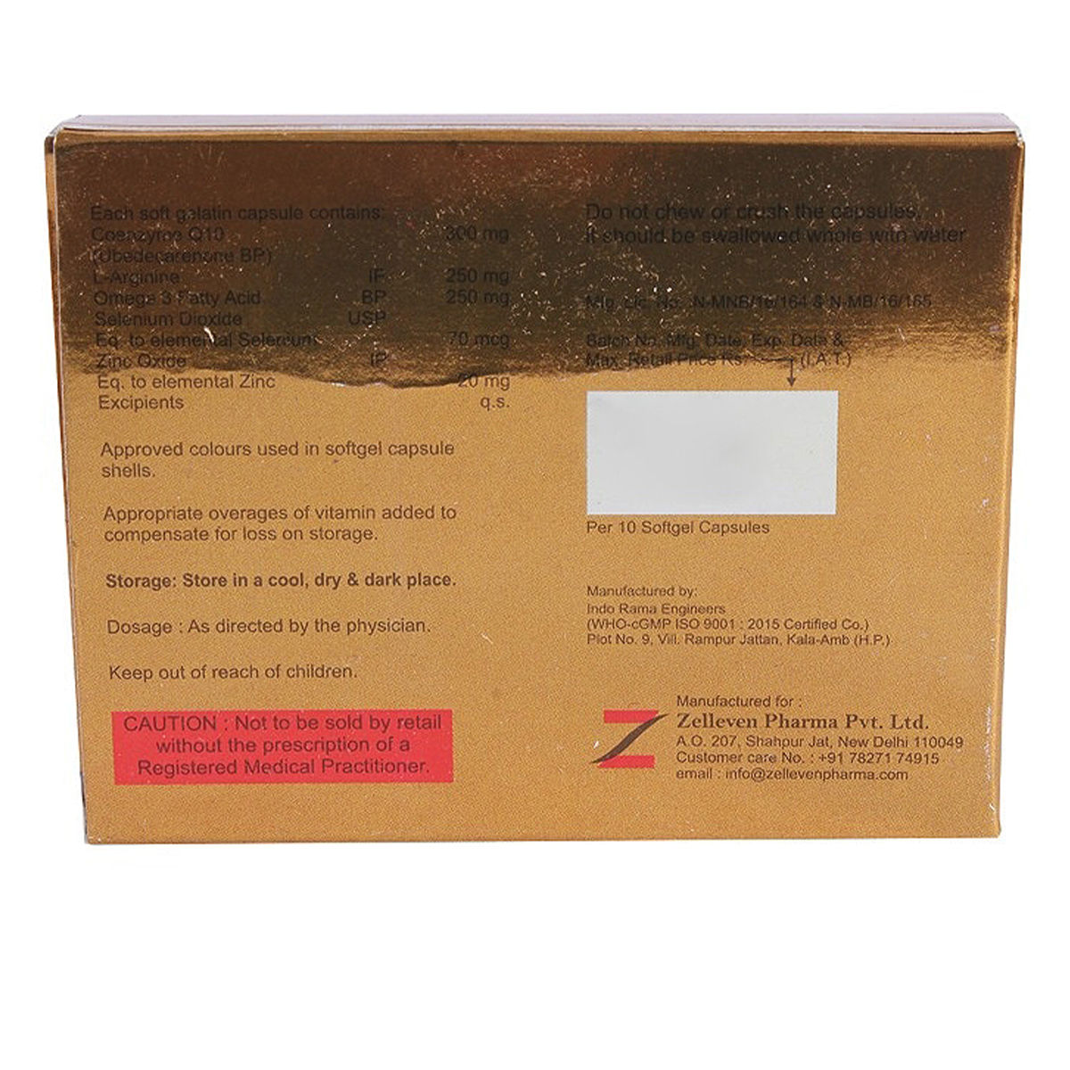 Cozim-Q Forte Capsule 10's Price, Uses, Side Effects, Composition ...