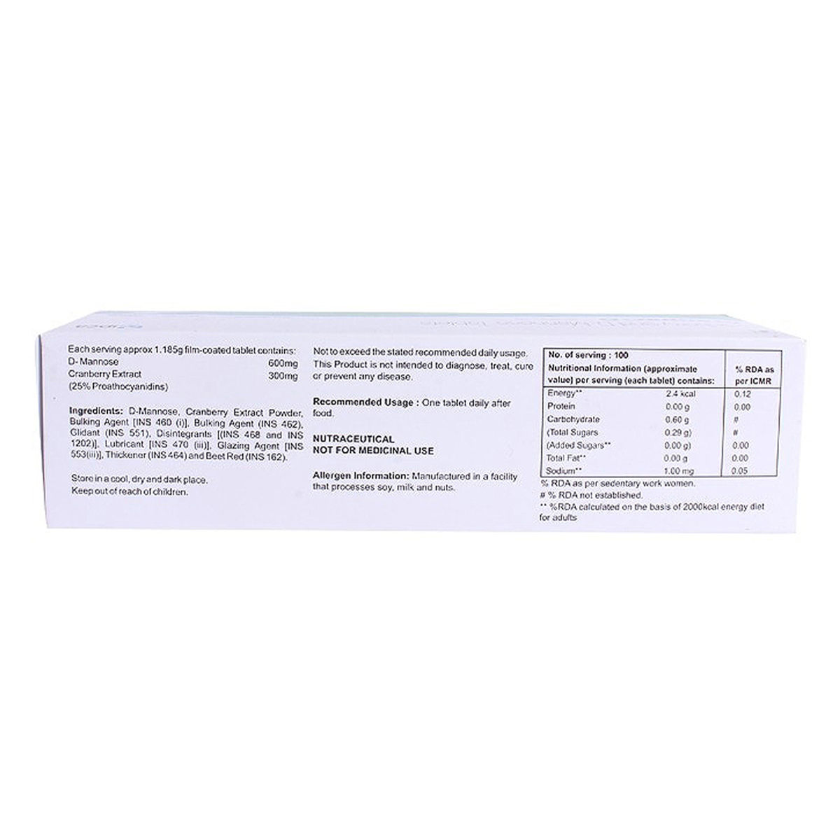 Cranpac D Tablet 10's Price, Uses, Side Effects, Composition - Apollo ...