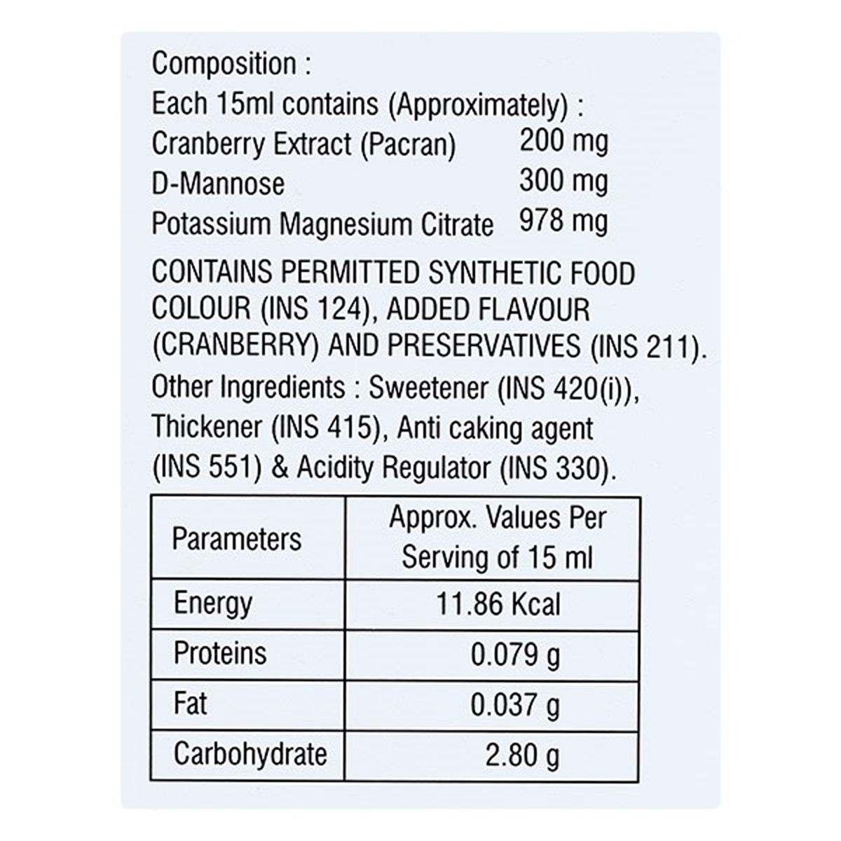 Crantop Sugar Free Raspberry Syrup 200 ml Price, Uses, Side Effects ...