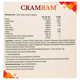 Cramram Tablet | Uses, Side Effects, Price | Apollo Pharmacy