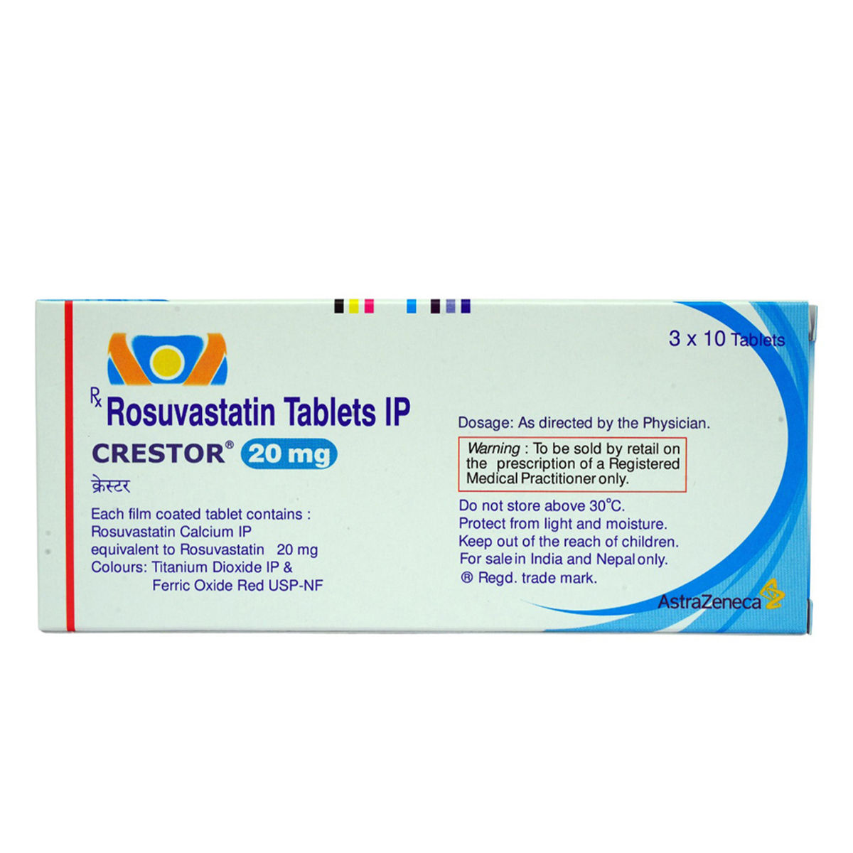 Crestor 20 mg Tablet 10's Price, Uses, Side Effects, Composition ...